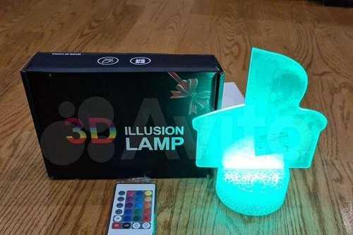 Sony Playstation 3D illusion lamp светильник