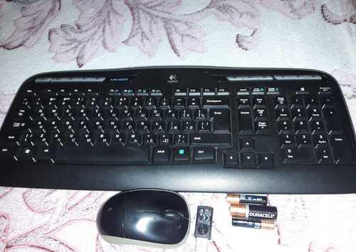 Продается беспроводная клавиатура+мышь MK320