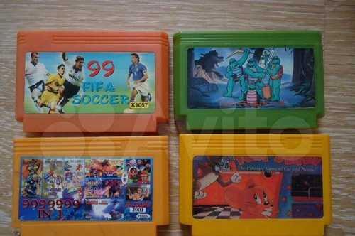 Картриджи Денди Famicom 8bit