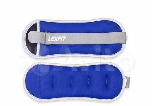 Утяжелители USA Style lexfit 1кг синие LKW-1220-1