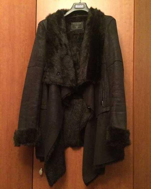 Искусственная дубленка "guess"