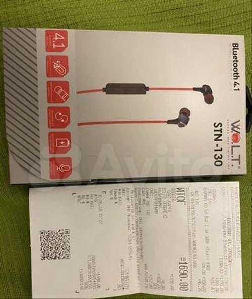 Bluetooth-наушники с микрофоном W.O.L.T. STN-130