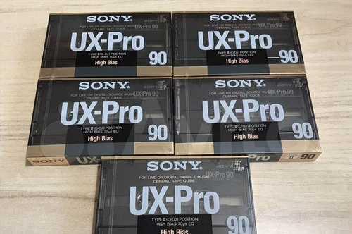 Аудиокассеты Sony UX-Pro 90 5 штук новые