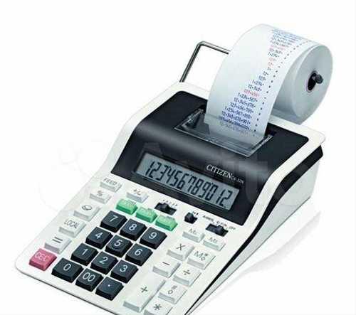 Калькулятор печатающий Citizen (226х147 мм), 12 разрядов (бумажный ролик 110364, картридж 250197) (CX-32N)