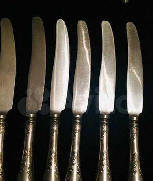 Мельхиоровые ножи Десертные Столовые 4 позиции мнц
