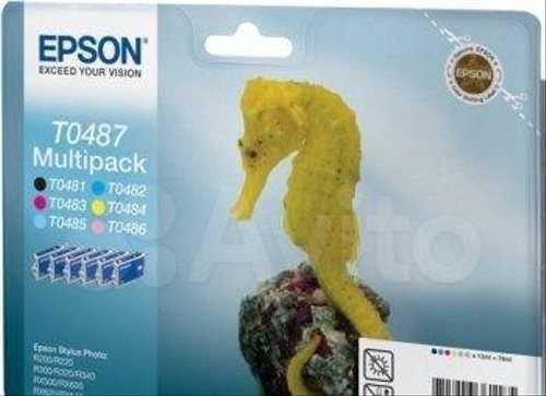 Набор струйных картриджей Epson T0487 (C13T04874010)