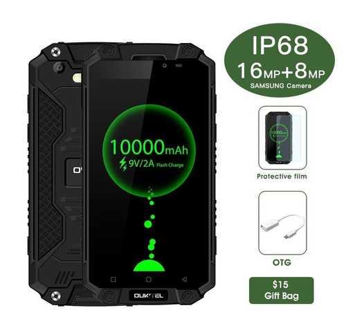 Противоударный Oukitel k10000 Max (3/32Gb). Новый