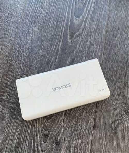 Внешний аккумулятор romoss polymos 20, 20000mah