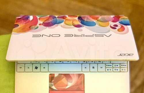 Бодрый, цветной нетбук Acer SSD, 2/4 ядра, 2Гб