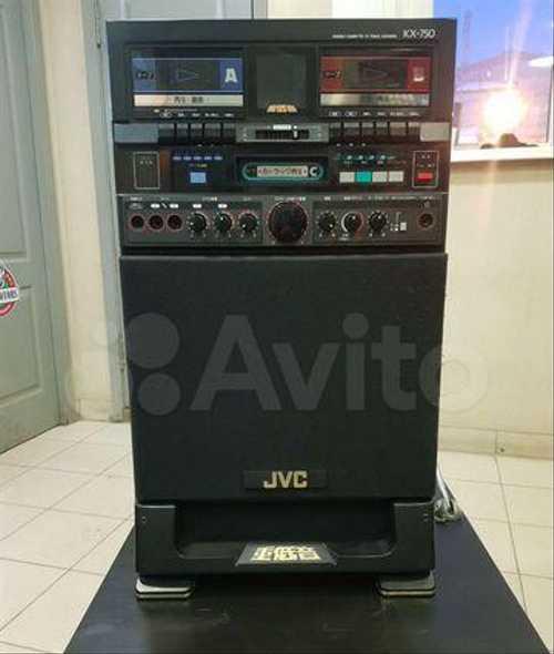 Винтажный кассетник с караоке JVC kx 750