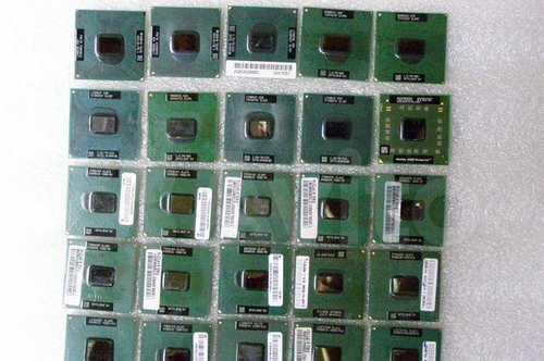 25 шт. процессоры ноутбука Intel AMD 2000-2002 гг