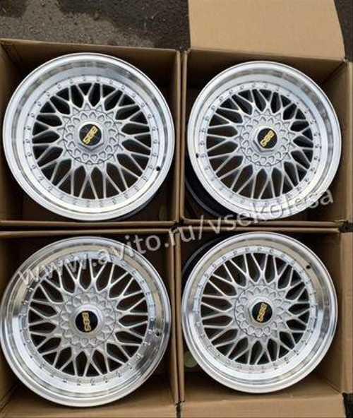 Bbs rs r17 silver NWE wheels 7,5J 5-100