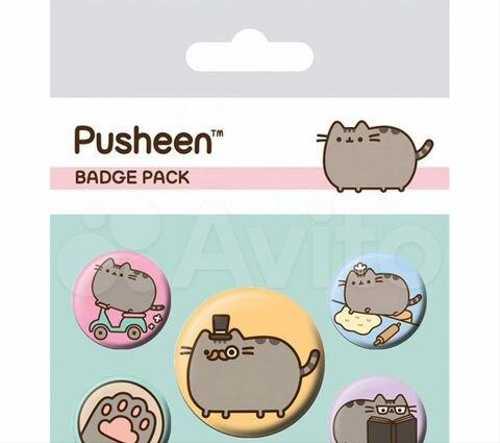Значок Pyramid Pusheen Fancy (5 шт)