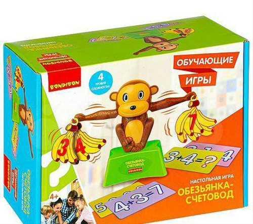 Обучающая игра Bondibon "Обезьянка-счетовод" (вв4850)