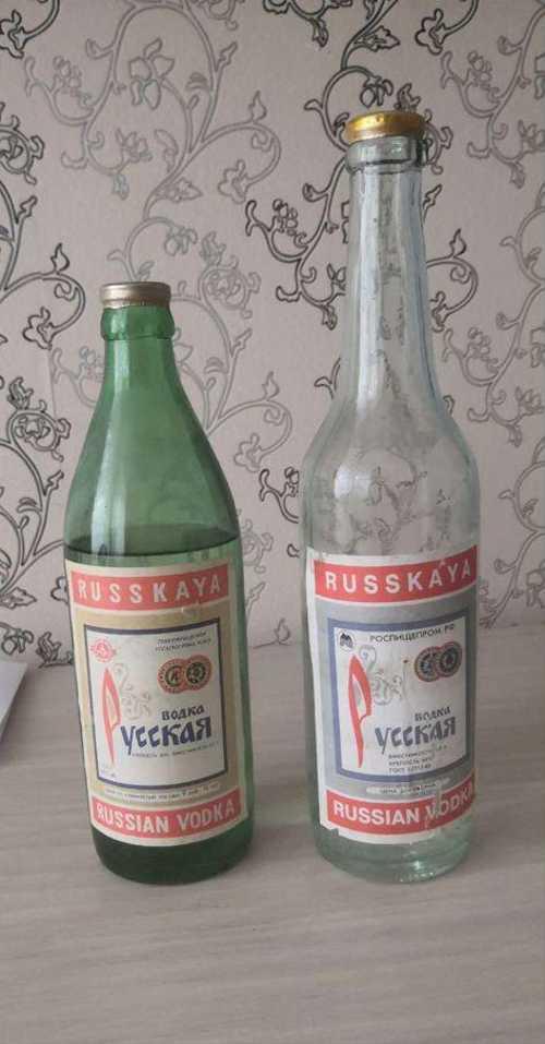 Бутылки времен СССР