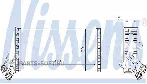 Nissens 71149 Радиатор отопителя