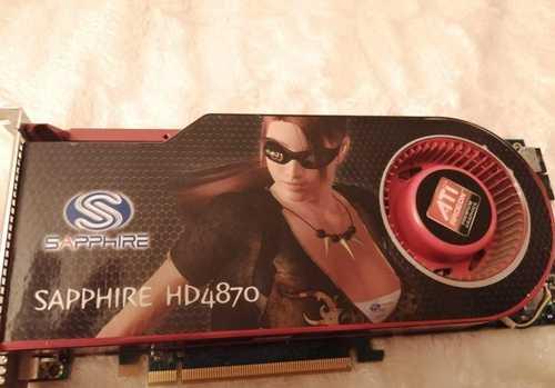 Видеокарта sapphire HD4870