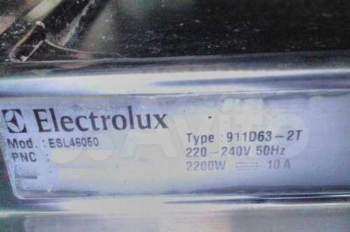 Запчасти от Electrolux ESL 46050