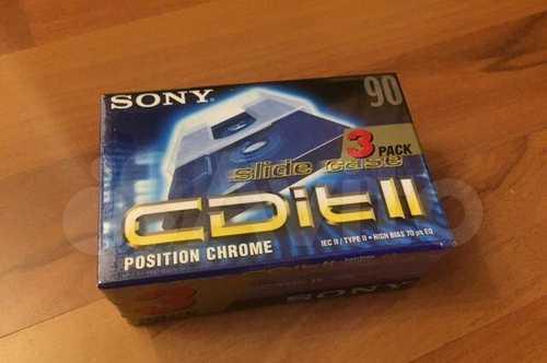 Новые запечатанные кассеты Sony CDit II 90