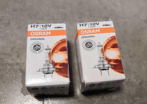 Лампа галогеновая osram h7 12v 55w