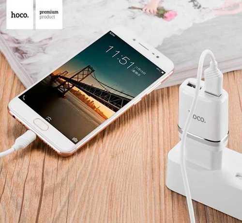 Сзу hoco C12 Smart Dual USB Charger