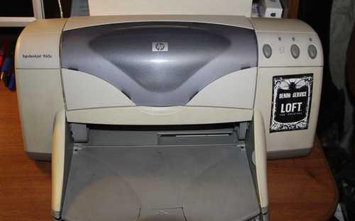 Струйный цветной принтер HP diskjet 960c