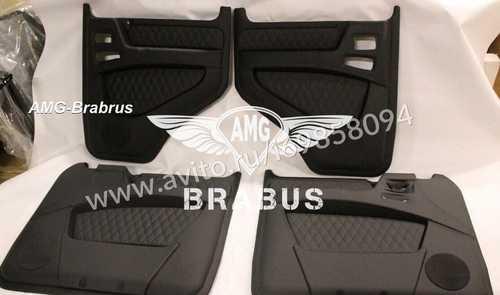 Обшивка дверной карты black Mercedes G class W463