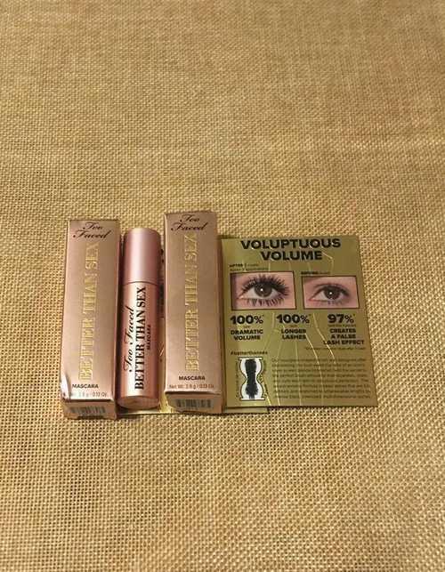 Тушь Too Faced Better Then Sex Mascara Mini