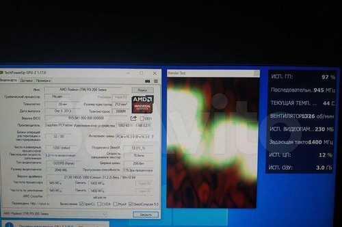 Видеокарта 2 gb AMD Radeon R9 270 Saphire
