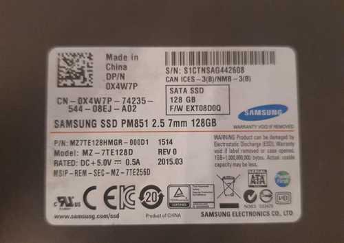 Samsung SSD 2'5 128 Gb