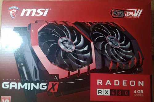 Видеокарта msi rx480 4gb