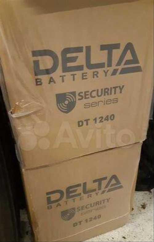 Аккумулятор Delta security 1240