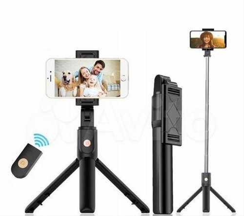 Селфи штатив трипод монопод Selfie Stick K07