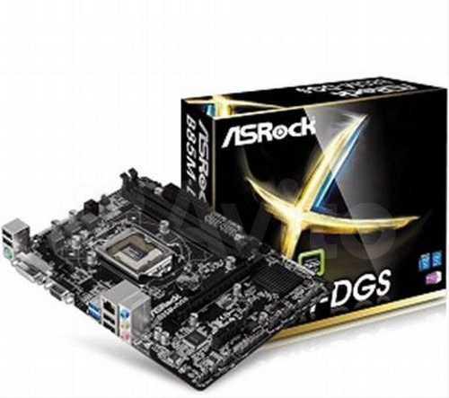 М.пл. ASRock B85M-DGS (LGA1150/B85/2xDDR3/1xPCI-Ex16/1xPCI-Ex1/SB5.1/glan/4xUSB3.0/D-Sub/DVI-D/mATX) RET