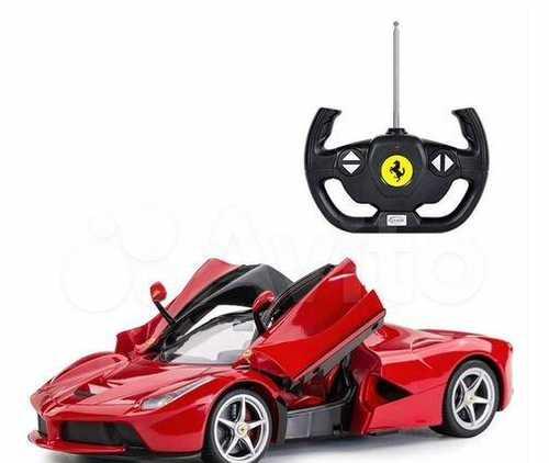 Радиоуправляемая машинка Rastar Ferrari LaFerrari, со светом, открываются двери, 27MHZ, 1:14 (50100R)