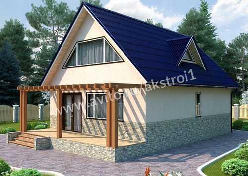 Каркасный дом 17. Строительство домов и бань