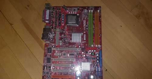 Материнская плата MSI + процессор 3.0Ghz