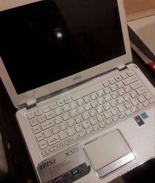 Ноутбук MSI X370 в разбор
