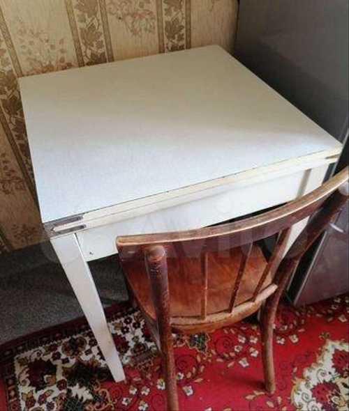 Кухонный стол раскладной бу и стул