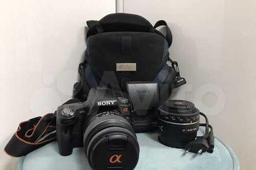 Зеркальный фотоаппарат Sony a55 KIT + объектив