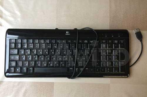 Клавиатура Logitech Ultra-Flat Keyboard проводная