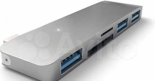 USB-концентратор Satechi Aluminum Combo (ST-tcuhm) USB Type C (Space Gray)