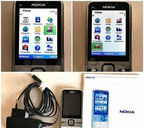 Мобильный телефон Nokia C5 б/у