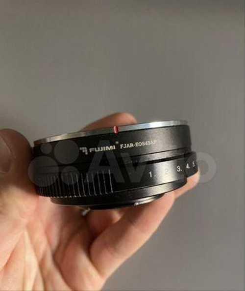 Переходник Fujimi Canon EOS- Micro 4/3 с диафрагмо
