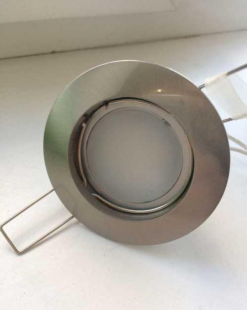 Точечный светильник Nobile N 5030 никель с лампой
