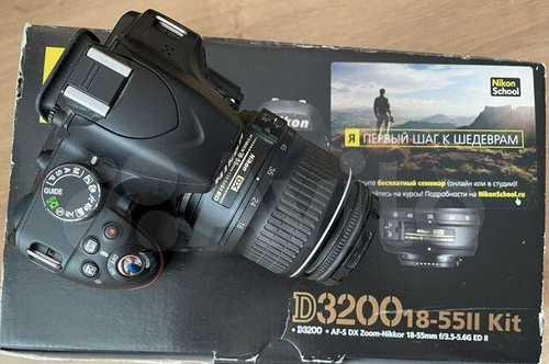 Nikon D3200 18-55II kit фотоаппарат