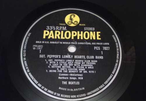 LP Beatles Sgt. Peppers.(UK) NM 1-st press