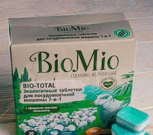 Таблетки для посудомоечных машин biomio 30 шт