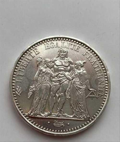Франция 10 франков 1966 серебро