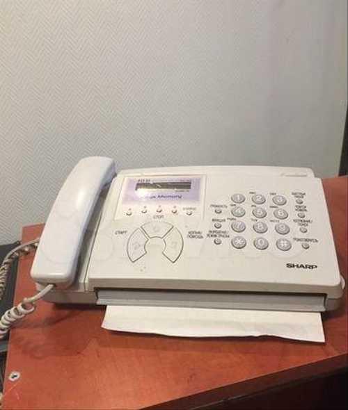 Телефон- факс в рабочем состоянии Sharp